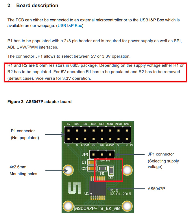 AS5047P-TS_EK_AB SPI 3V3 soldering needed! - ODrive Community